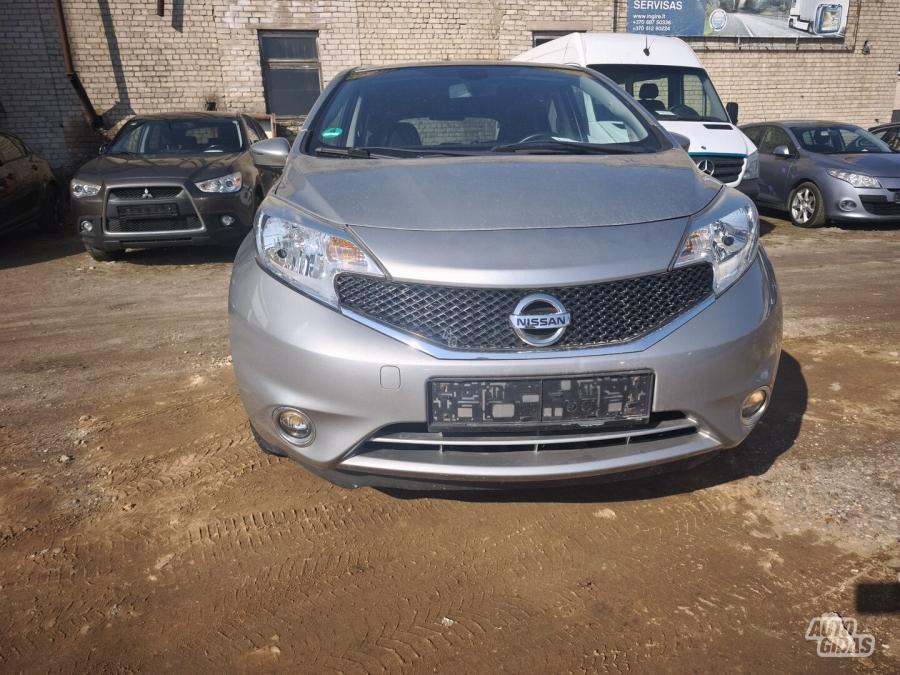Pelēks Nissan Note 2015 Utena, ar dzinēja tilpumu 1.20 L un nobraukumu 92 tūkst. km par 4850 €, foto 1 vietnē AUTOMOTO.COM.LV