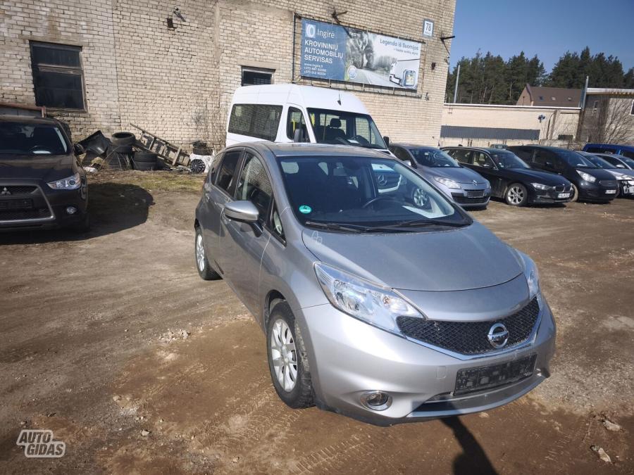 Pelēks Nissan Note 2015 Utena, ar dzinēja tilpumu 1.20 L un nobraukumu 92 tūkst. km par 4850 €, foto 4 vietnē AUTOMOTO.COM.LV