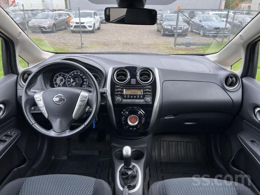 Grey Nissan Note 2015 in Limbazi, with an engine capacity of 1.50 L and mileage of 90 thousand km for 5750 €, photo 13 on AUTOMOTO.COM.LV