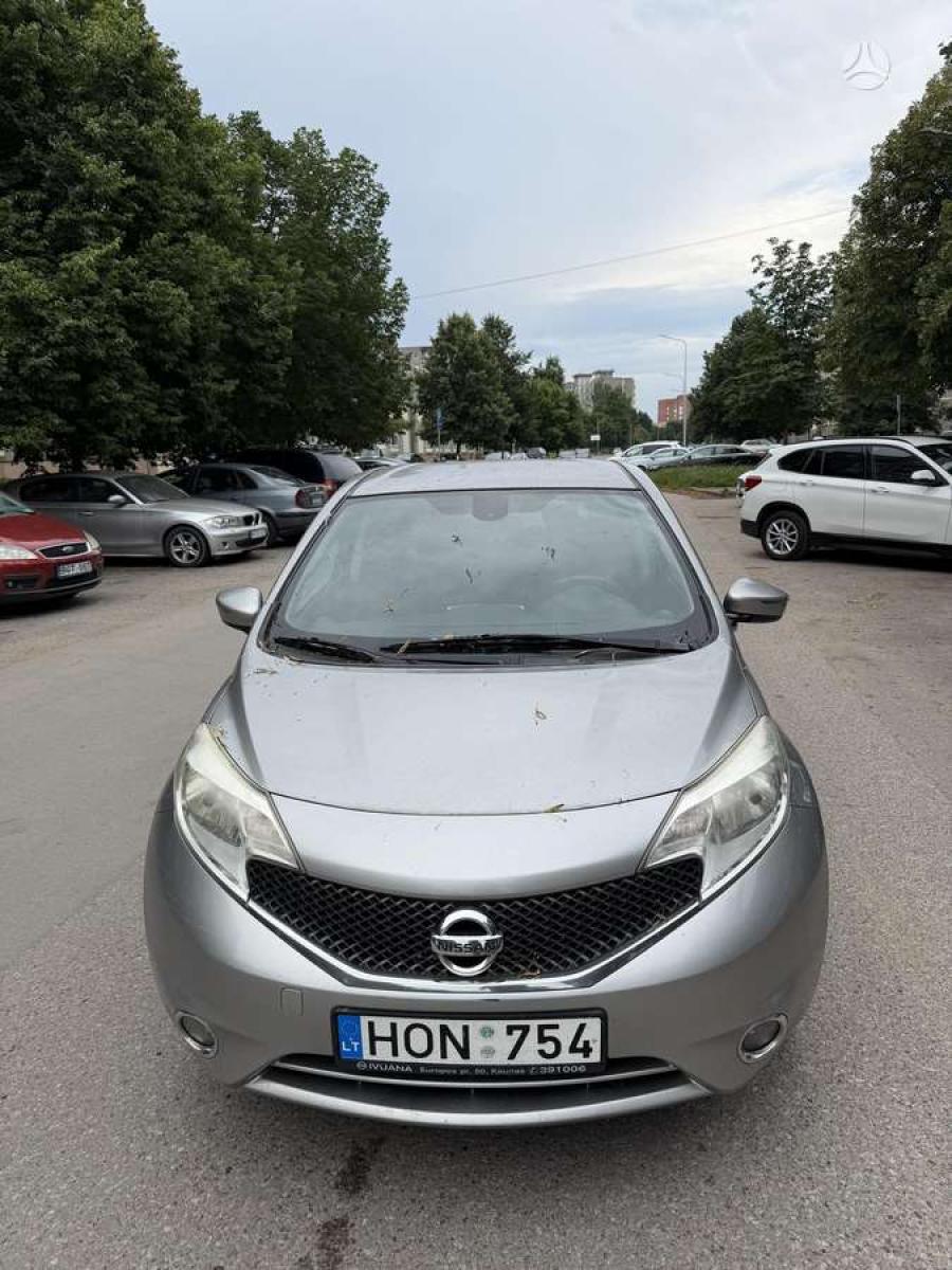 Grey Nissan Note 2016 in Kaunas, with an engine capacity of 1.20 L and mileage of 215 thousand km for 1999 €, photo 3 on AUTOMOTO.COM.LV