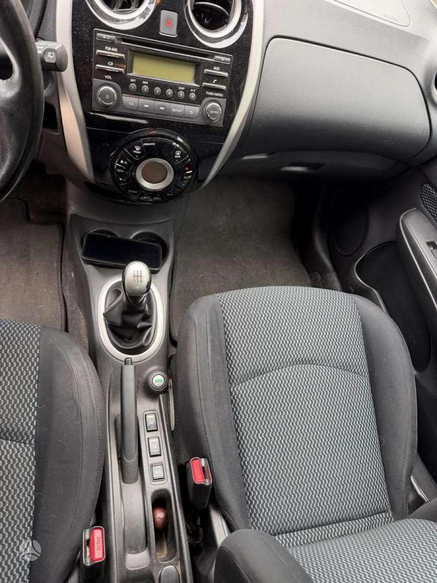 Grey Nissan Note 2016 in Kaunas, with an engine capacity of 1.20 L and mileage of 215 thousand km for 1999 €, photo 11 on AUTOMOTO.COM.LV