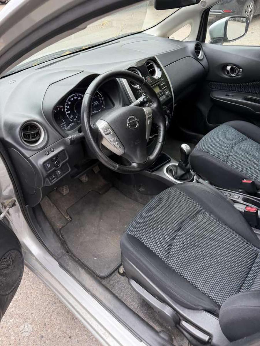 Grey Nissan Note 2016 in Kaunas, with an engine capacity of 1.20 L and mileage of 215 thousand km for 1999 €, photo 12 on AUTOMOTO.COM.LV