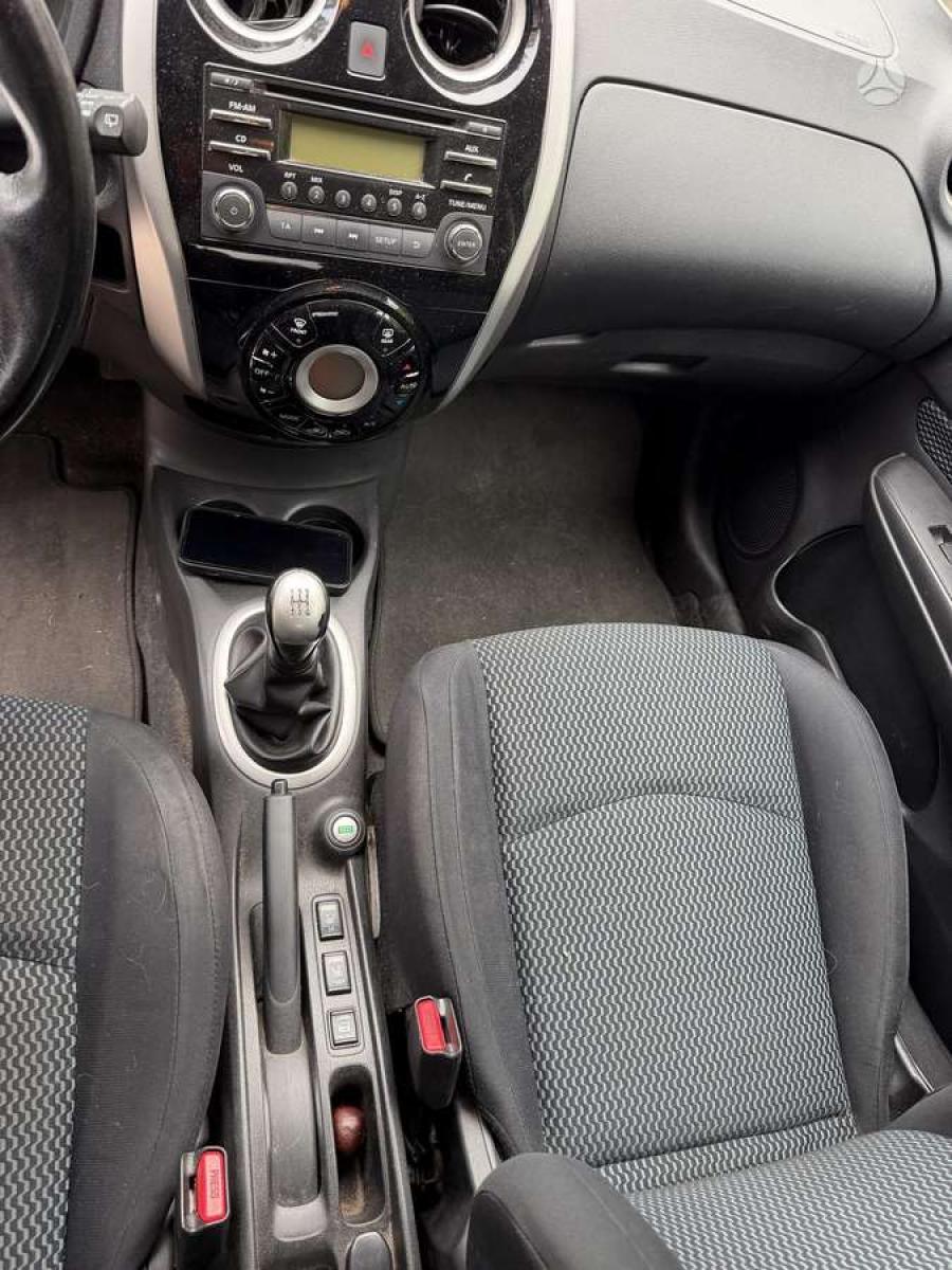 Pelēks Nissan Note 2016 Kauņa, ar dzinēja tilpumu 1.20 L un nobraukumu 210 tūkst. km par 2100 €, foto 10 vietnē AUTOMOTO.COM.LV