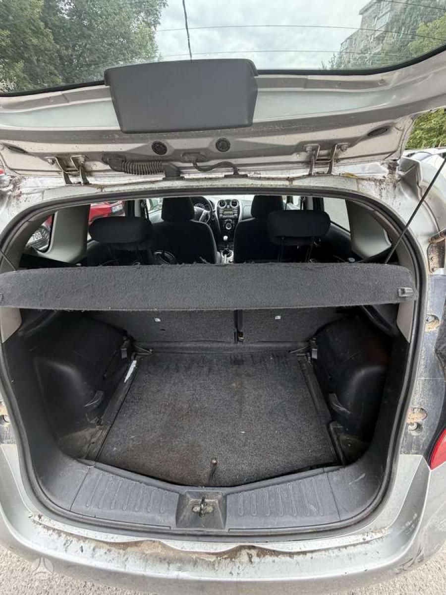 Pelēks Nissan Note 2016 Kauņa, ar dzinēja tilpumu 1.20 L un nobraukumu 210 tūkst. km par 2100 €, foto 11 vietnē AUTOMOTO.COM.LV