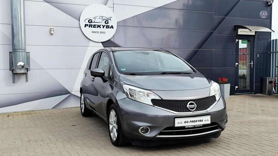 Pelēks Nissan Note 2016 Kauņa, ar dzinēja tilpumu 1.20 L un nobraukumu 152 tūkst. km par 5650 €, foto 1 vietnē AUTOMOTO.COM.LV