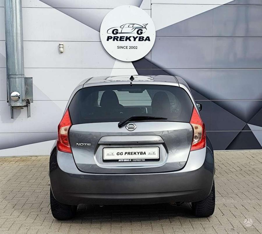 Pelēks Nissan Note 2016 Kauņa, ar dzinēja tilpumu 1.20 L un nobraukumu 152 tūkst. km par 5650 €, foto 6 vietnē AUTOMOTO.COM.LV