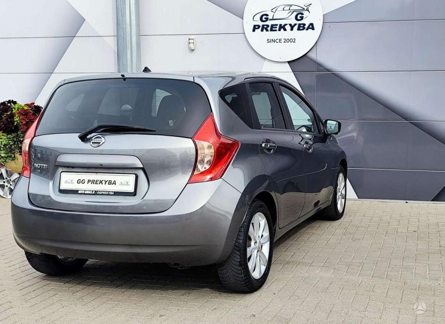 Pelēks Nissan Note 2016 Kauņa, ar dzinēja tilpumu 1.20 L un nobraukumu 152 tūkst. km par 5650 €, foto 10 vietnē AUTOMOTO.COM.LV