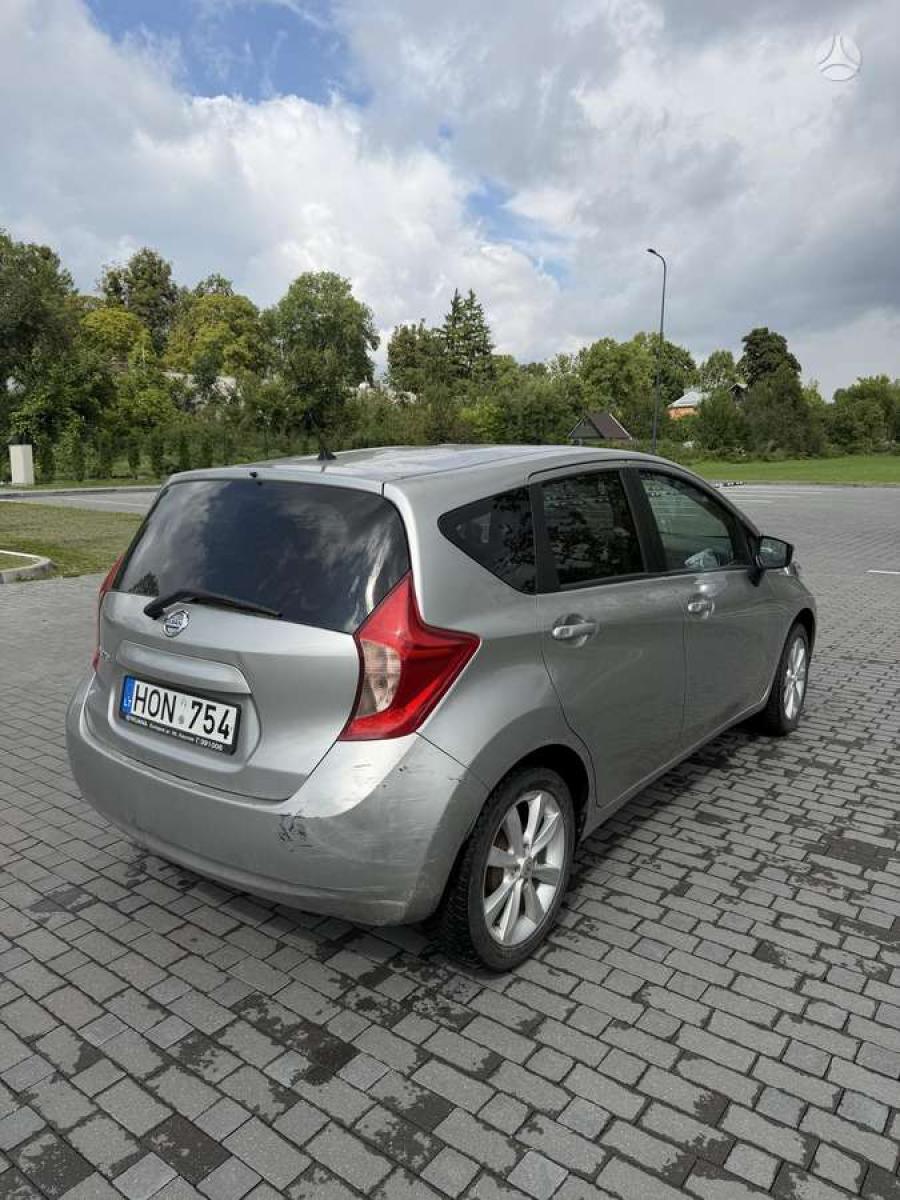 Grey Nissan Note 2016 in Kaunas, with an engine capacity of 1.20 L and mileage of 205 thousand km for 1999 €, photo 8 on AUTOMOTO.COM.LV