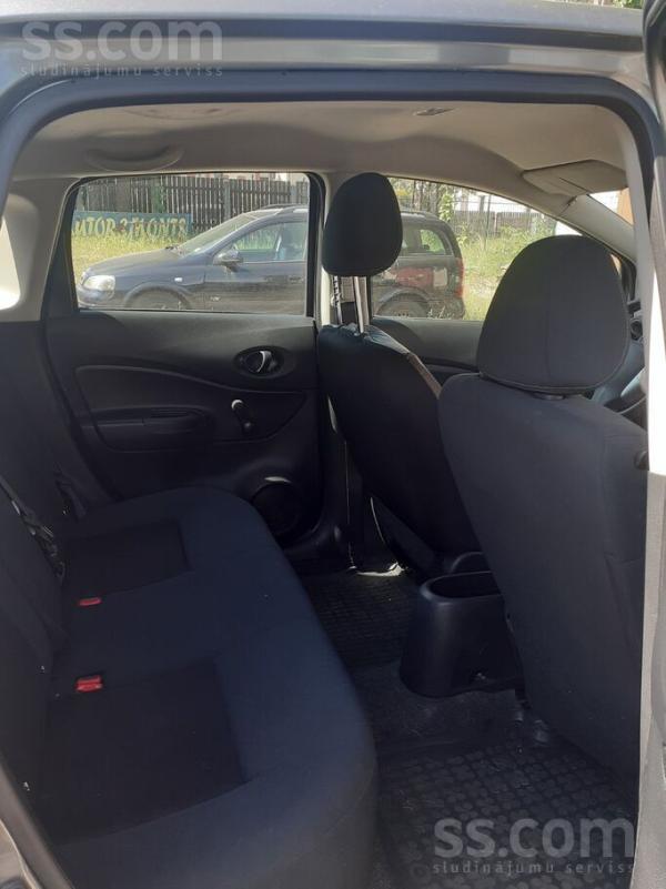Grey Nissan Note 2016 in Riga, with an engine capacity of 1.50 L and mileage of 142 thousand km for 4600 €, photo 9 on AUTOMOTO.COM.LV