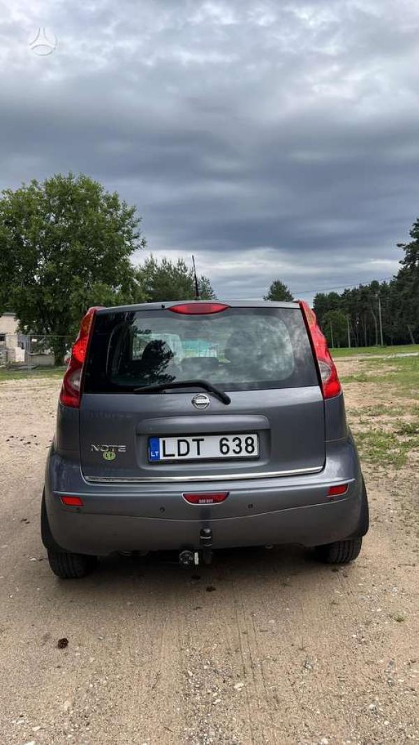 Grey Nissan Note 2008 in Kaunas, with an engine capacity of 1.60 L and mileage of 266 thousand km for 1895 €, photo 6 on AUTOMOTO.COM.LV