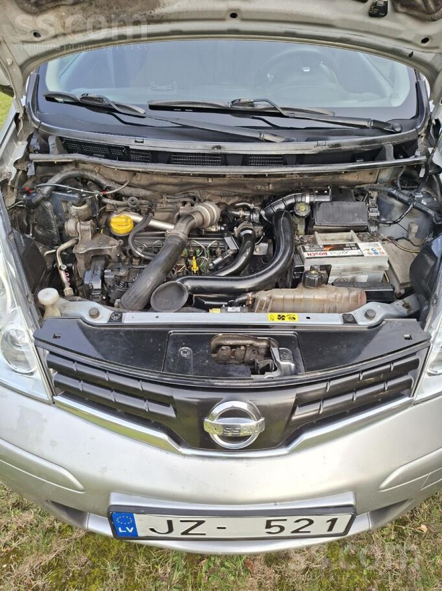 Pelēks Nissan Note 2010 Daugavpils, ar dzinēja tilpumu 1.50 L un nobraukumu 328 tūkst. km par 2900 €, foto 8 vietnē AUTOMOTO.COM.LV
