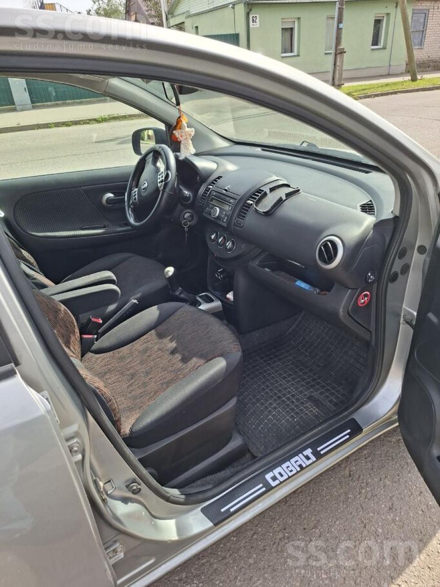 Pelēks Nissan Note 2010 Daugavpils, ar dzinēja tilpumu 1.50 L un nobraukumu 328 tūkst. km par 2900 €, foto 12 vietnē AUTOMOTO.COM.LV
