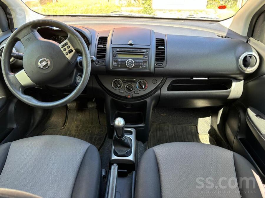 Grey Nissan Note 2012 in Riga, with an engine capacity of 1.40 L and mileage of 210 thousand km for 1800 €, photo 7 on AUTOMOTO.COM.LV