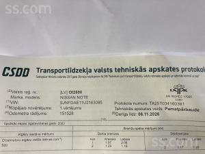 Ниссан Ноут 2013 в Талси, объемом двигателя 1.50 л и пробегом 152 тыс. км за 4999 €, фото 17 на AUTOMOTO.COM.LV