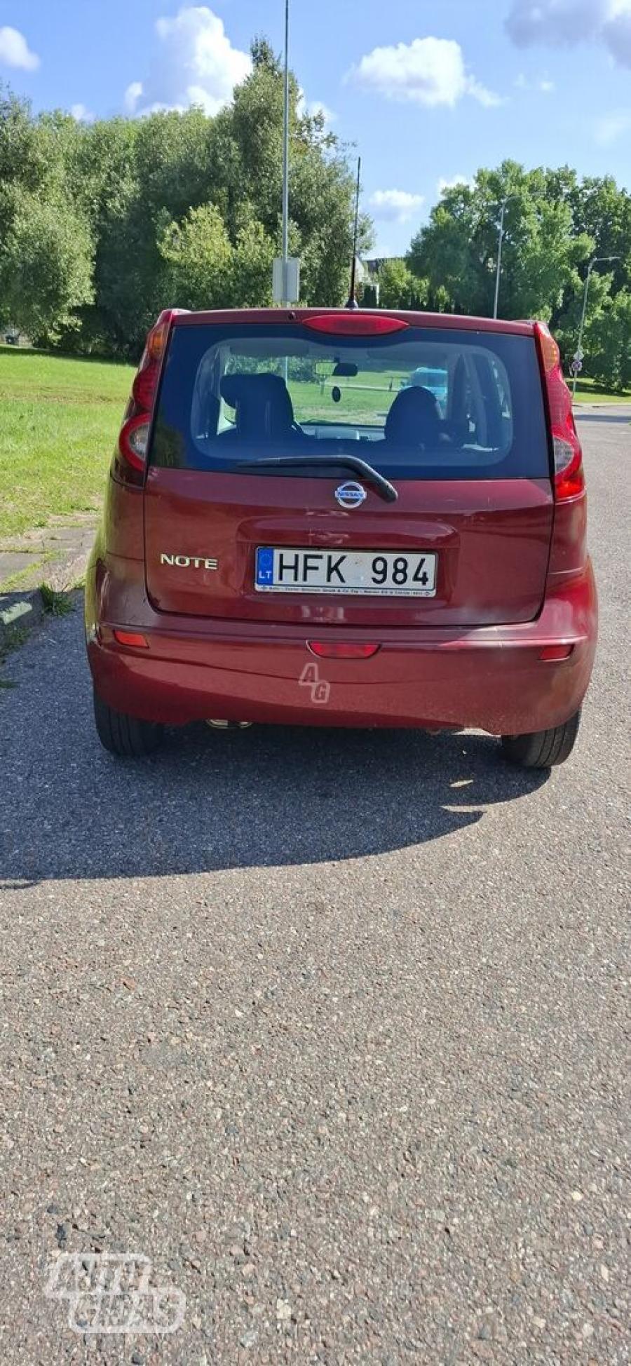 Nissan Note 2013 Viļņa, ar dzinēja tilpumu 1.40 L un nobraukumu 54 tūkst. km par 1999 €, foto 6 vietnē AUTOMOTO.COM.LV