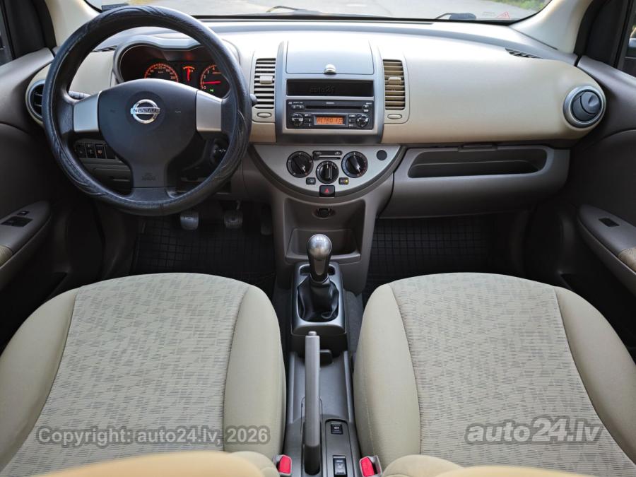 Orange Nissan Note 2006 in Tallinn, with an engine capacity of 1.40 L and mileage of 158 thousand km for 1999 €, photo 9 on AUTOMOTO.COM.LV