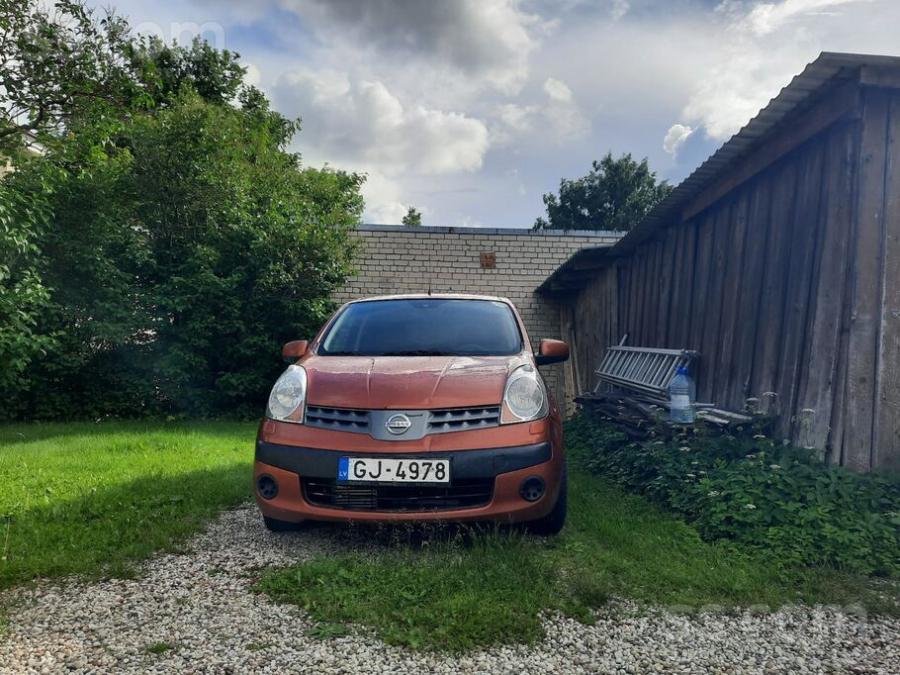 Oranžs Nissan Note 2007 Valmiera, ar dzinēja tilpumu 1.50 L un nobraukumu 308 tūkst. km par 700 €, foto 1 vietnē AUTOMOTO.COM.LV