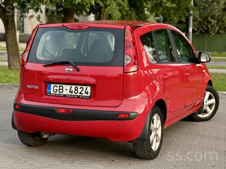 Sarkans Nissan Note 2006 Jelgava, ar dzinēja tilpumu 1.60 L un nobraukumu 257 tūkst. km par 1950 €, foto 5 vietnē AUTOMOTO.COM.LV