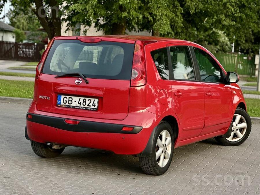 Sarkans Nissan Note 2006 Jelgava, ar dzinēja tilpumu 1.60 L un nobraukumu 257 tūkst. km par 1950 €, foto 9 vietnē AUTOMOTO.COM.LV