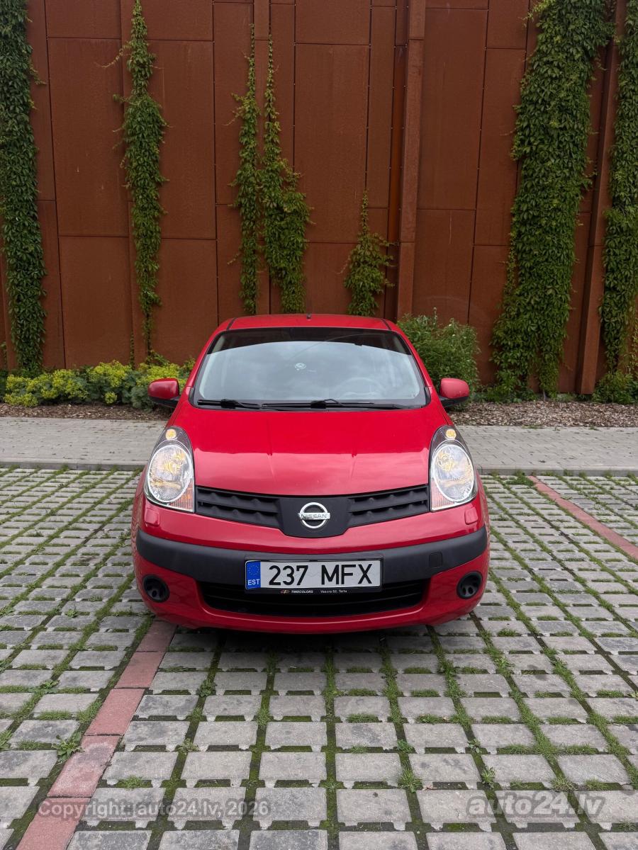 Red Nissan Note 2006 in Tallinn, with an engine capacity of 1.40 L and mileage of 0 thousand km for 1299 €, photo 4 on AUTOMOTO.COM.LV