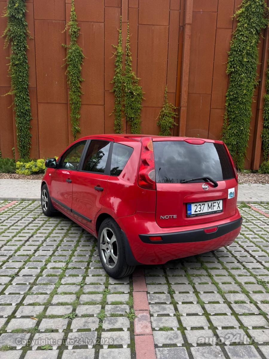 Red Nissan Note 2006 in Tallinn, with an engine capacity of 1.40 L and mileage of 0 thousand km for 1299 €, photo 5 on AUTOMOTO.COM.LV