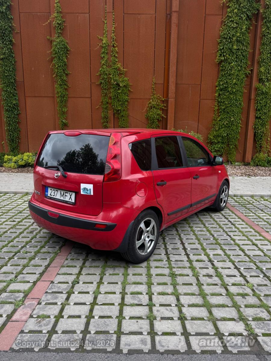 Red Nissan Note 2006 in Tallinn, with an engine capacity of 1.40 L and mileage of 0 thousand km for 1299 €, photo 7 on AUTOMOTO.COM.LV