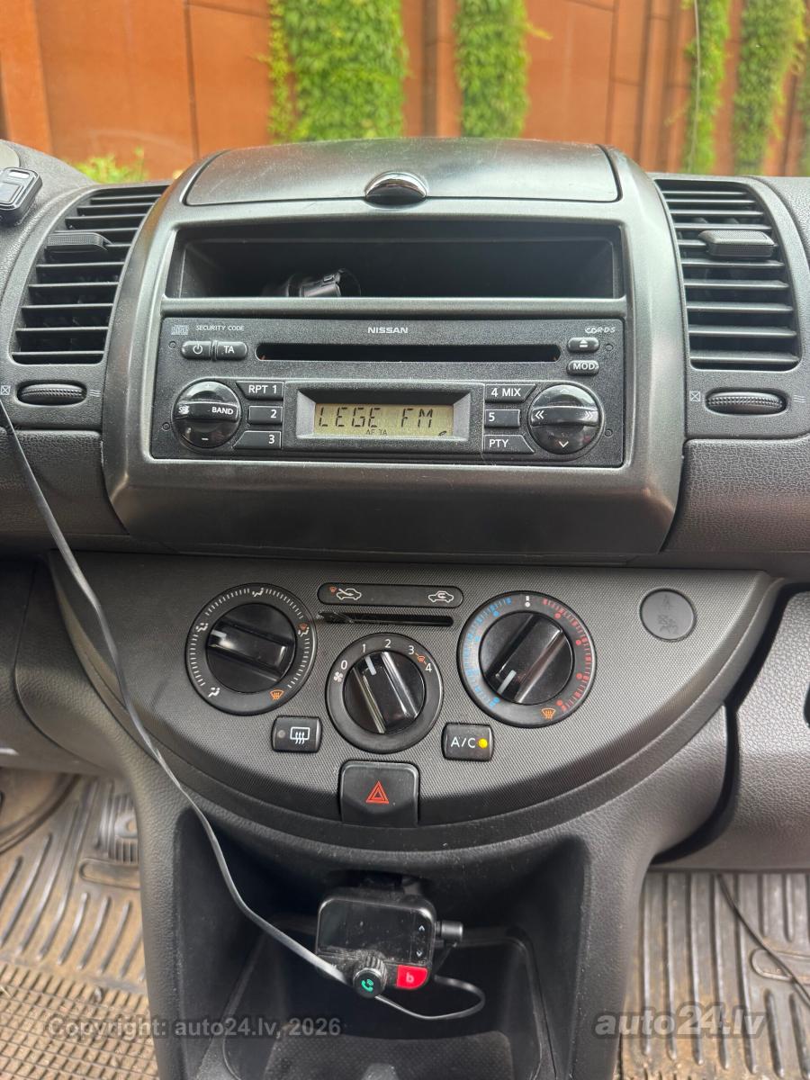 Red Nissan Note 2006 in Tallinn, with an engine capacity of 1.40 L and mileage of 0 thousand km for 1299 €, photo 8 on AUTOMOTO.COM.LV