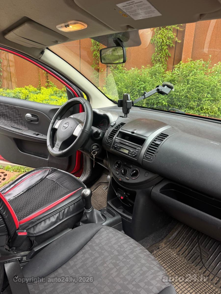 Red Nissan Note 2006 in Tallinn, with an engine capacity of 1.40 L and mileage of 0 thousand km for 1299 €, photo 9 on AUTOMOTO.COM.LV