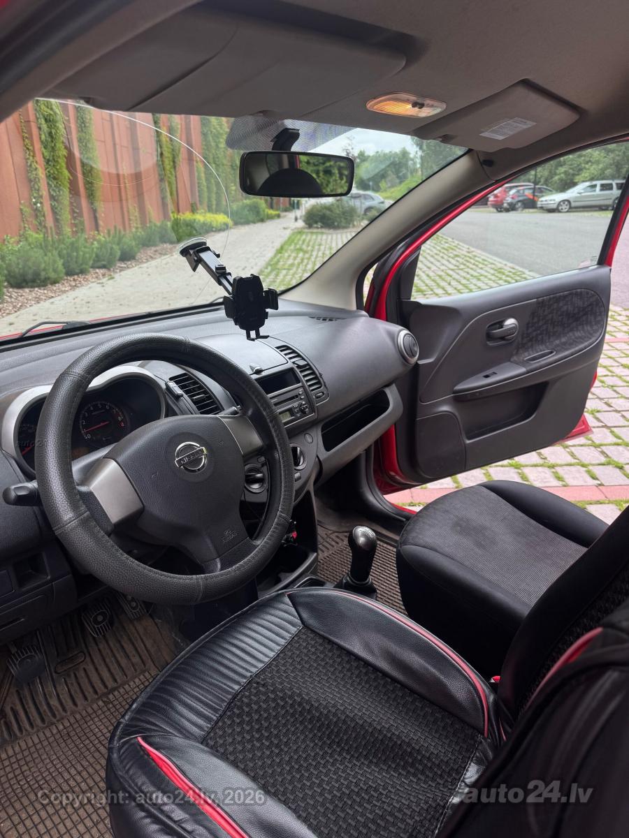 Red Nissan Note 2006 in Tallinn, with an engine capacity of 1.40 L and mileage of 0 thousand km for 1299 €, photo 10 on AUTOMOTO.COM.LV