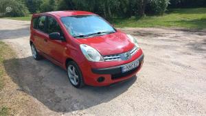 Red Nissan Note 2006 in Vilnius, with an engine capacity of 1.39 L and mileage of 181 thousand km for 1350 €, photo 3 on AUTOMOTO.COM.LV