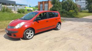Red Nissan Note 2006 in Vilnius, with an engine capacity of 1.39 L and mileage of 181 thousand km for 1350 €, photo 14 on AUTOMOTO.COM.LV