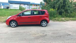 Red Nissan Note 2006 in Vilnius, with an engine capacity of 1.39 L and mileage of 181 thousand km for 1350 €, photo 20 on AUTOMOTO.COM.LV