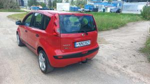 Red Nissan Note 2006 in Vilnius, with an engine capacity of 1.39 L and mileage of 181 thousand km for 1350 €, photo 23 on AUTOMOTO.COM.LV