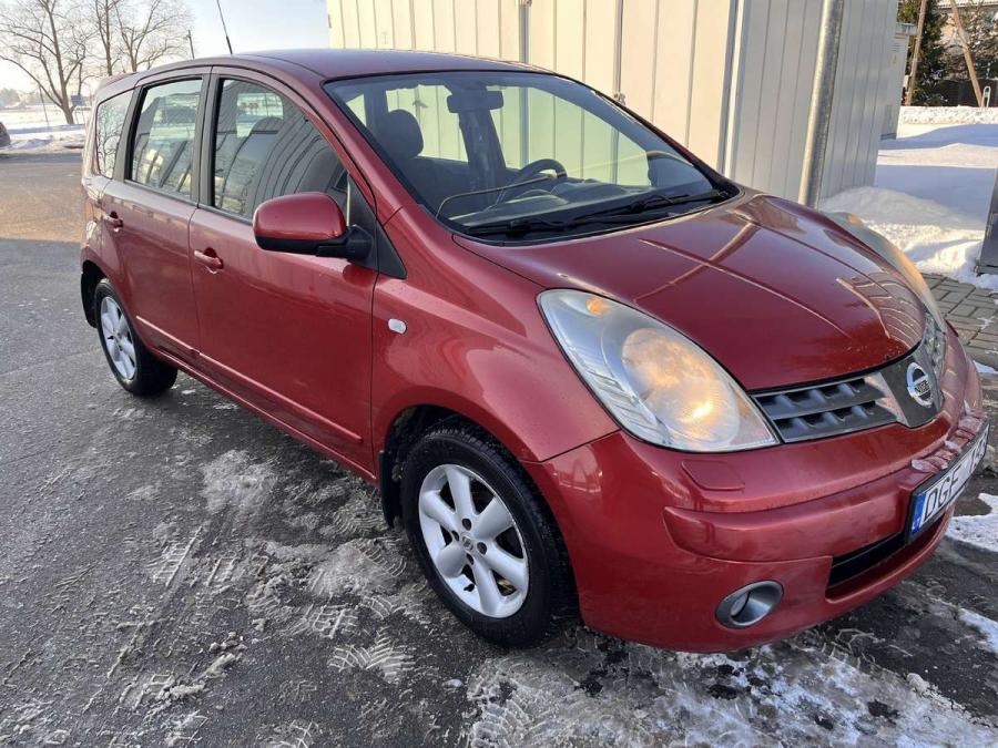 Sarkans Nissan Note 2007 Viļņa, ar dzinēja tilpumu 1.39 L un nobraukumu 203 tūkst. km par 1490 €, foto 2 vietnē AUTOMOTO.COM.LV
