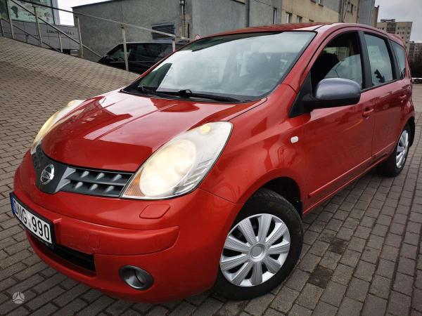 Ниссан Ноут 2007 в Вильнюс на AUTOMOTO.COM.LV Красный Ниссан Ноут 2007 в Вильнюс, объемом двигателя 1.40 л и пробегом 229 тыс. км за 1450 €, фото 9 на AUTOMOTO.COM.LV