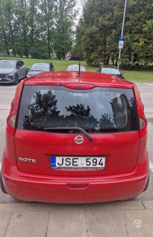 Sarkans Nissan Note 2007 Viļņa, ar dzinēja tilpumu 1.39 L un nobraukumu 150 tūkst. km par 1750 €, foto 4 vietnē AUTOMOTO.COM.LV