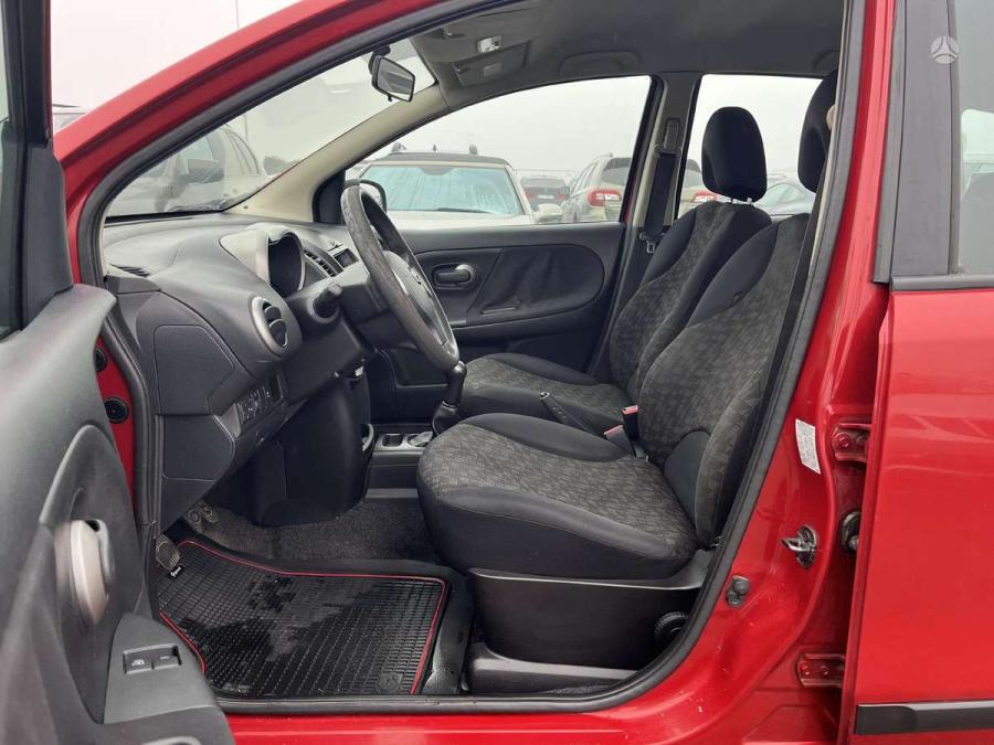 Sarkans Nissan Note 2008 Viļņa, ar dzinēja tilpumu 1.39 L un nobraukumu 212 tūkst. km par 1490 €, foto 8 vietnē AUTOMOTO.COM.LV