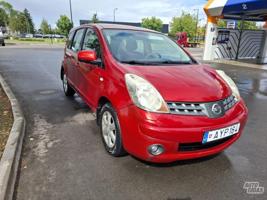 Sarkans Nissan Note 2008 Alīta, ar dzinēja tilpumu 1.40 L un nobraukumu 189 tūkst. km par 1550 €, foto 4 vietnē AUTOMOTO.COM.LV