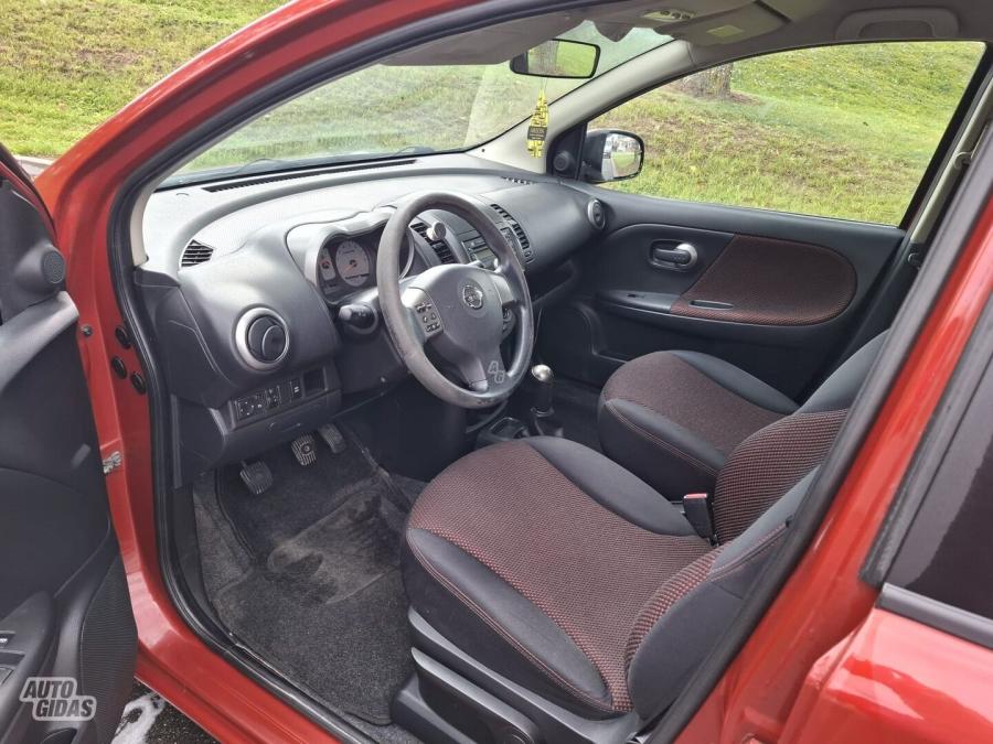 Sarkans Nissan Note 2008 Alīta, ar dzinēja tilpumu 1.40 L un nobraukumu 189 tūkst. km par 1550 €, foto 6 vietnē AUTOMOTO.COM.LV