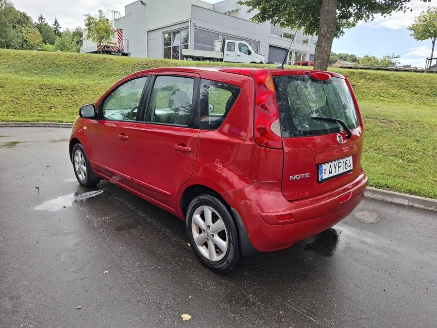 Sarkans Nissan Note 2008 Alīta, ar dzinēja tilpumu 1.40 L un nobraukumu 189 tūkst. km par 1550 €, foto 7 vietnē AUTOMOTO.COM.LV