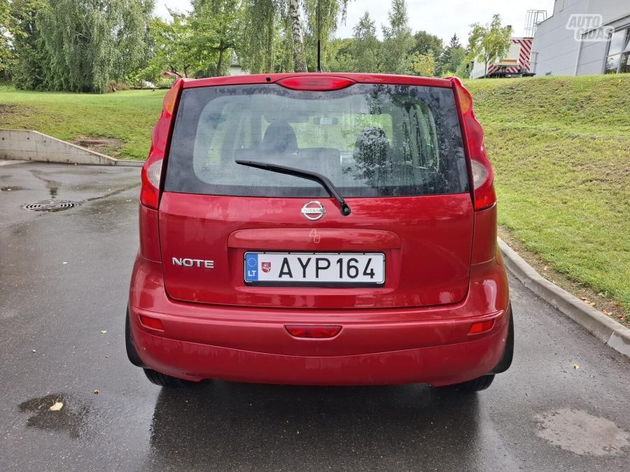 Sarkans Nissan Note 2008 Alīta, ar dzinēja tilpumu 1.40 L un nobraukumu 189 tūkst. km par 1550 €, foto 8 vietnē AUTOMOTO.COM.LV