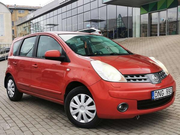 Sarkans Nissan Note 2008 Viļņa, ar dzinēja tilpumu 1.39 L un nobraukumu 226 tūkst. km par 1490 €, foto 7 vietnē AUTOMOTO.COM.LV