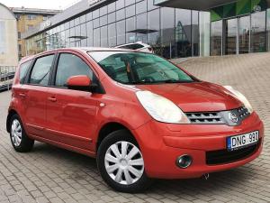 Red Nissan Note 2008 in Vilnius, with an engine capacity of 1.39 L and mileage of 223 thousand km for 1490 €, photo 21 on AUTOMOTO.COM.LV