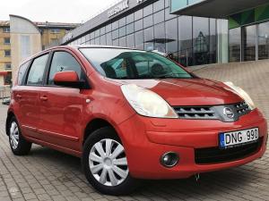 Red Nissan Note 2008 in Vilnius, with an engine capacity of 1.39 L and mileage of 223 thousand km for 1490 €, photo 22 on AUTOMOTO.COM.LV