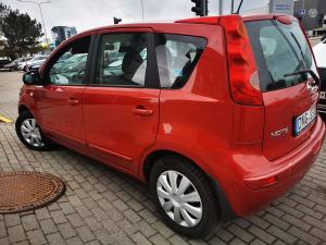 Red Nissan Note 2008 in Vilnius, with an engine capacity of 1.39 L and mileage of 223 thousand km for 1490 €, photo 25 on AUTOMOTO.COM.LV