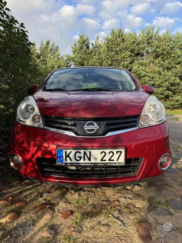 Sarkans Nissan Note 2012 Gargždai, ar dzinēja tilpumu 1.39 L un nobraukumu 105 tūkst. km par 3550 €, foto 2 vietnē AUTOMOTO.COM.LV