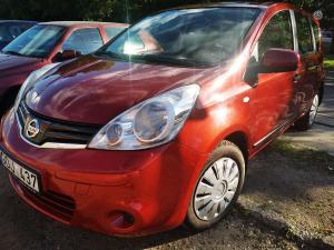 Red Nissan Note 2013 in Vilnius, with an engine capacity of 1.60 L and mileage of 137 thousand km for 4650 €, photo 6 on AUTOMOTO.COM.LV