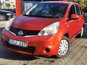 Red Nissan Note 2013 in Vilnius, with an engine capacity of 1.60 L and mileage of 137 thousand km for 4650 €, photo 8 on AUTOMOTO.COM.LV