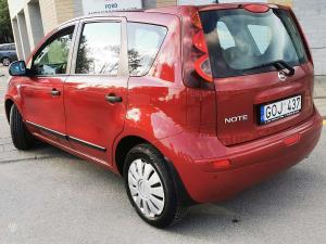 Red Nissan Note 2013 in Vilnius, with an engine capacity of 1.60 L and mileage of 167 thousand km for 4650 €, photo 19 on AUTOMOTO.COM.LV
