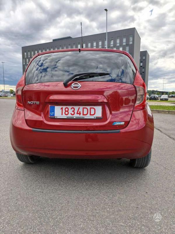 Sarkans Nissan Note 2013 Kauņa, ar dzinēja tilpumu 1.46 L un nobraukumu 270 tūkst. km par 3450 €, foto 7 vietnē AUTOMOTO.COM.LV